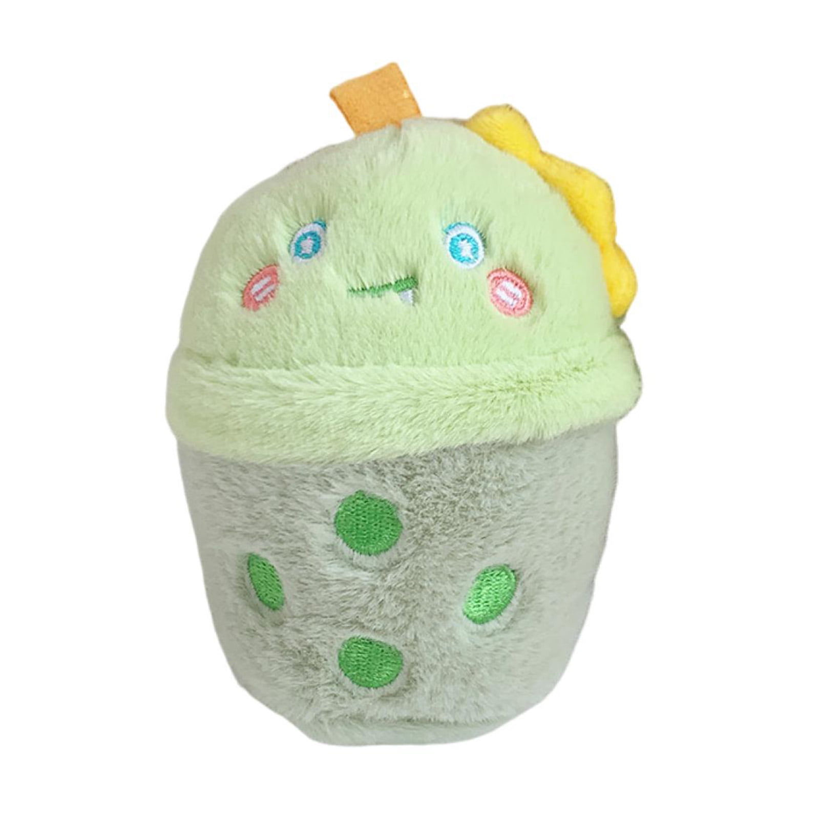 Milk Tea Cup Plush Doll Soft Fluffy Cartoon Stuffed Sweet Color Elastic ...