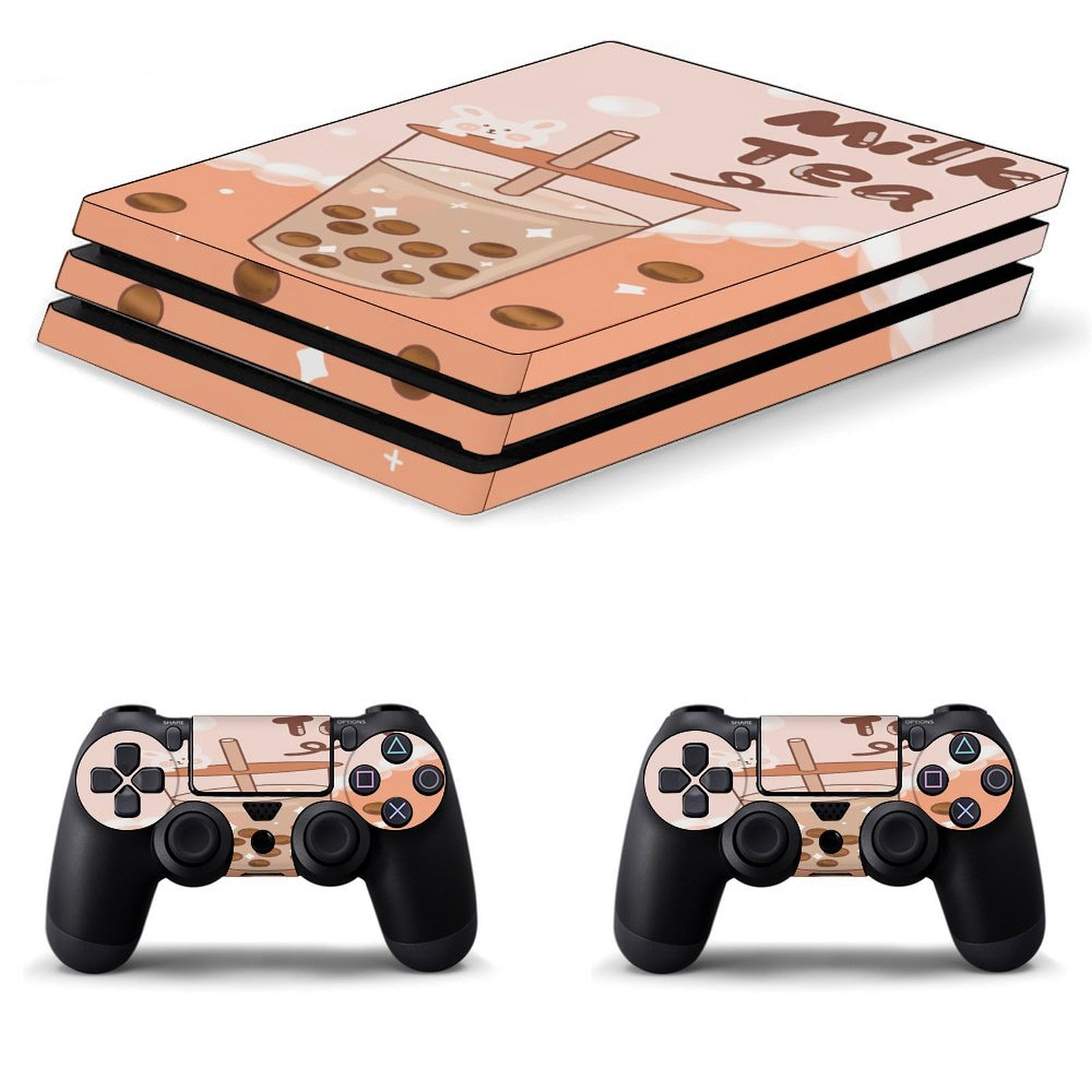 Milk Tea Drink Cute Design PS4/PS4 Pro/PS4 Slim Skin Sticker For ...