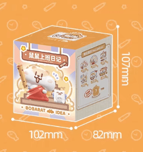 Milk Tea Mouse Work Diary Peripheral Blind Box Cute Figure Trendy Doll ...