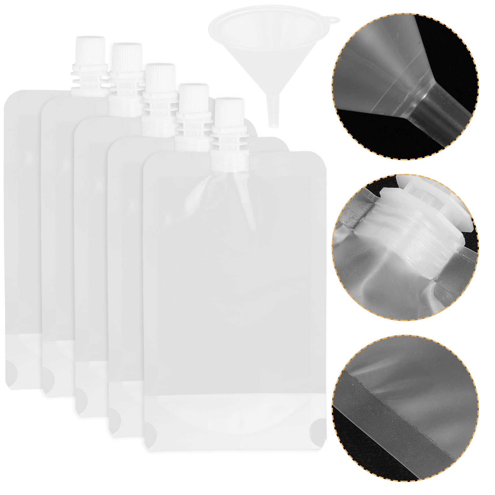 Milk Tea Packaging Bag Water Flasks Trips Reusable Drink Pouches Wine ...