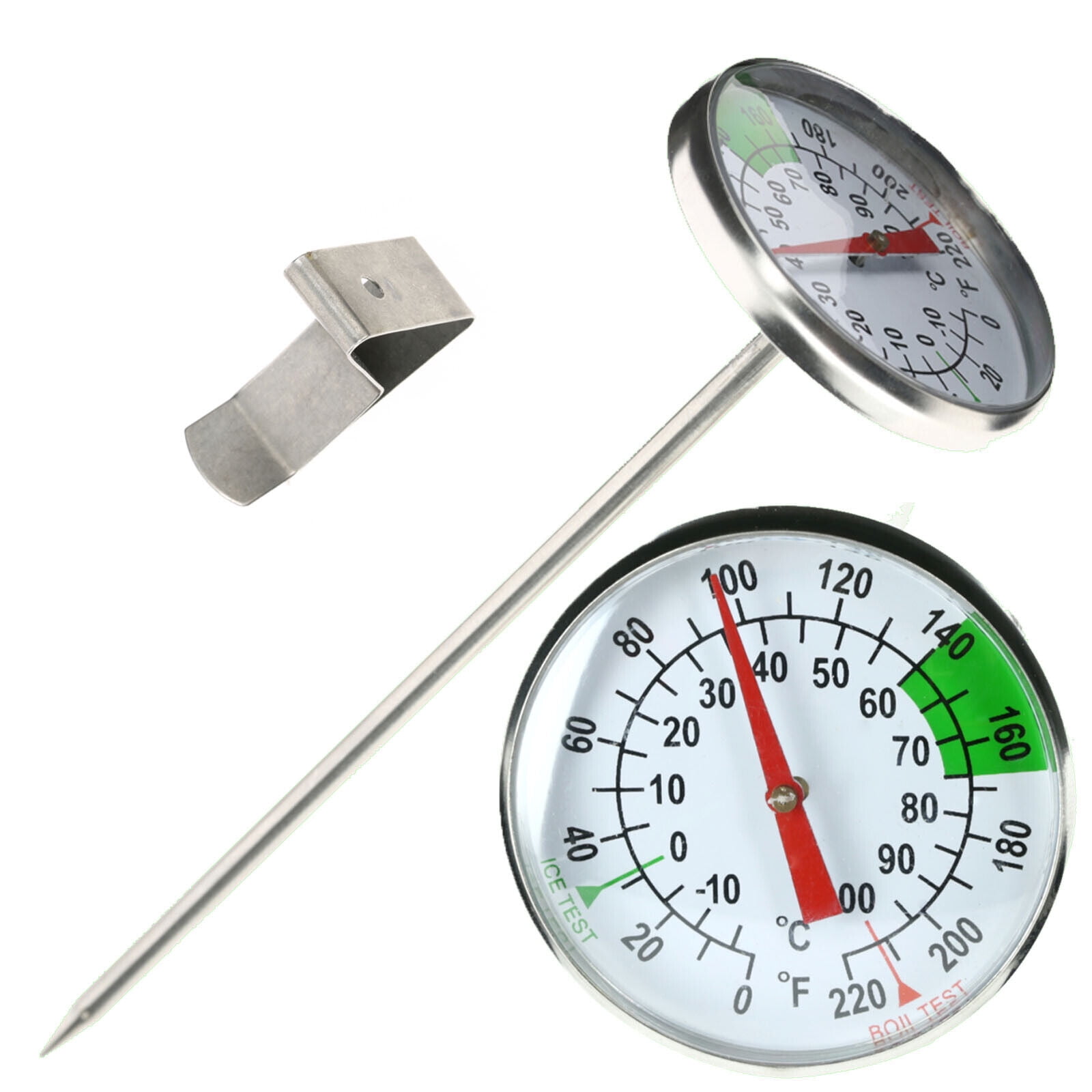 Milk Thermometer For Frothing Jug & Perfect Coffees Lattes Including ...