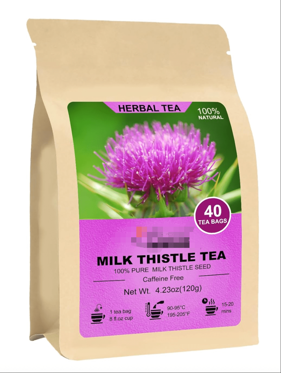 MindyLLL, Milk Thistle Tea Bags, 40 Count, Herbal Tea Bags - Walmart.com