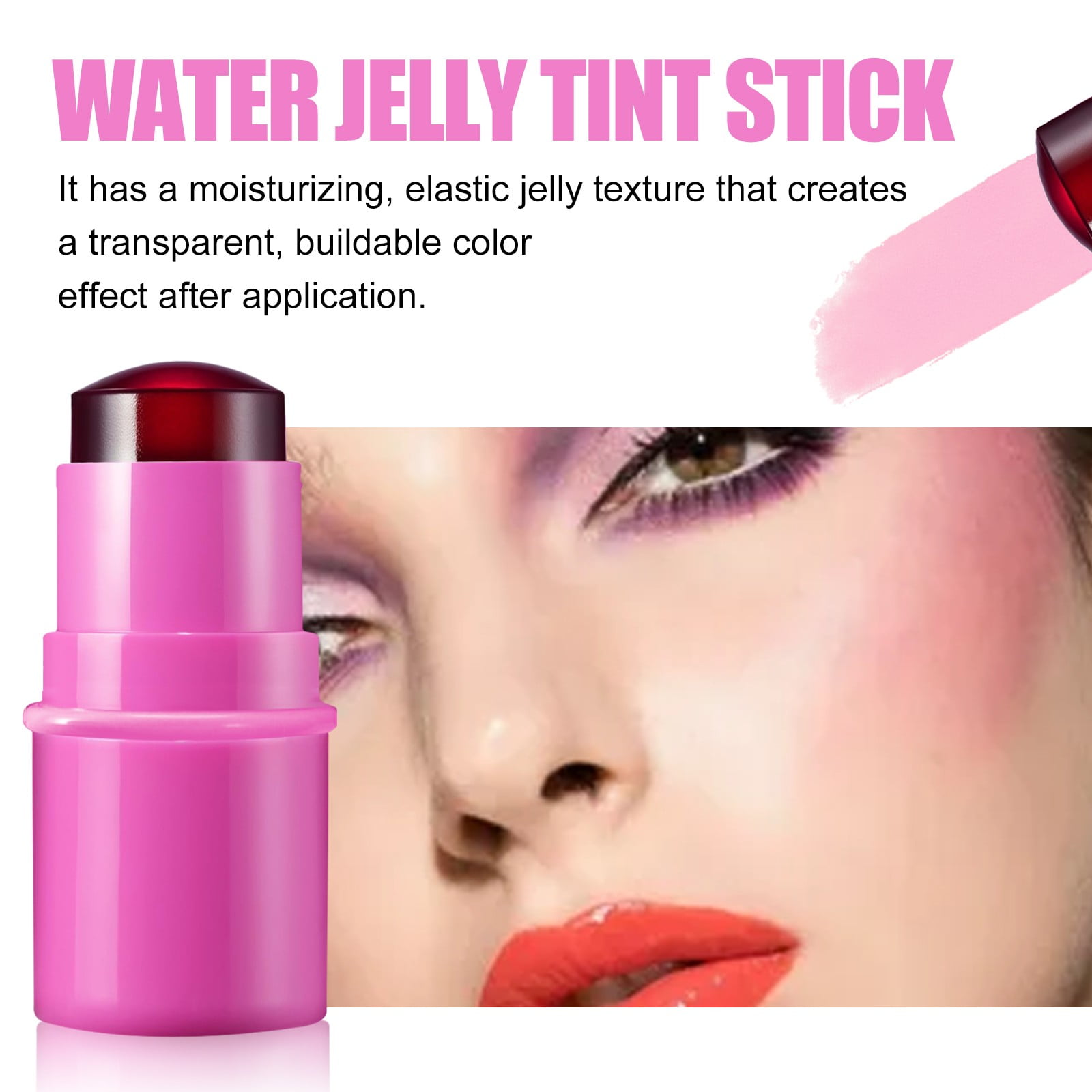 Milk Water Jelly Tint, Leche Makeup Water Jelly Tint 0.18 Oz Sheer Lip ...