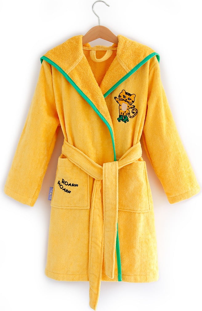 Milk&moo Velvet Child Bathrobe Skater Cheetah 5-6 Years - Walmart.com