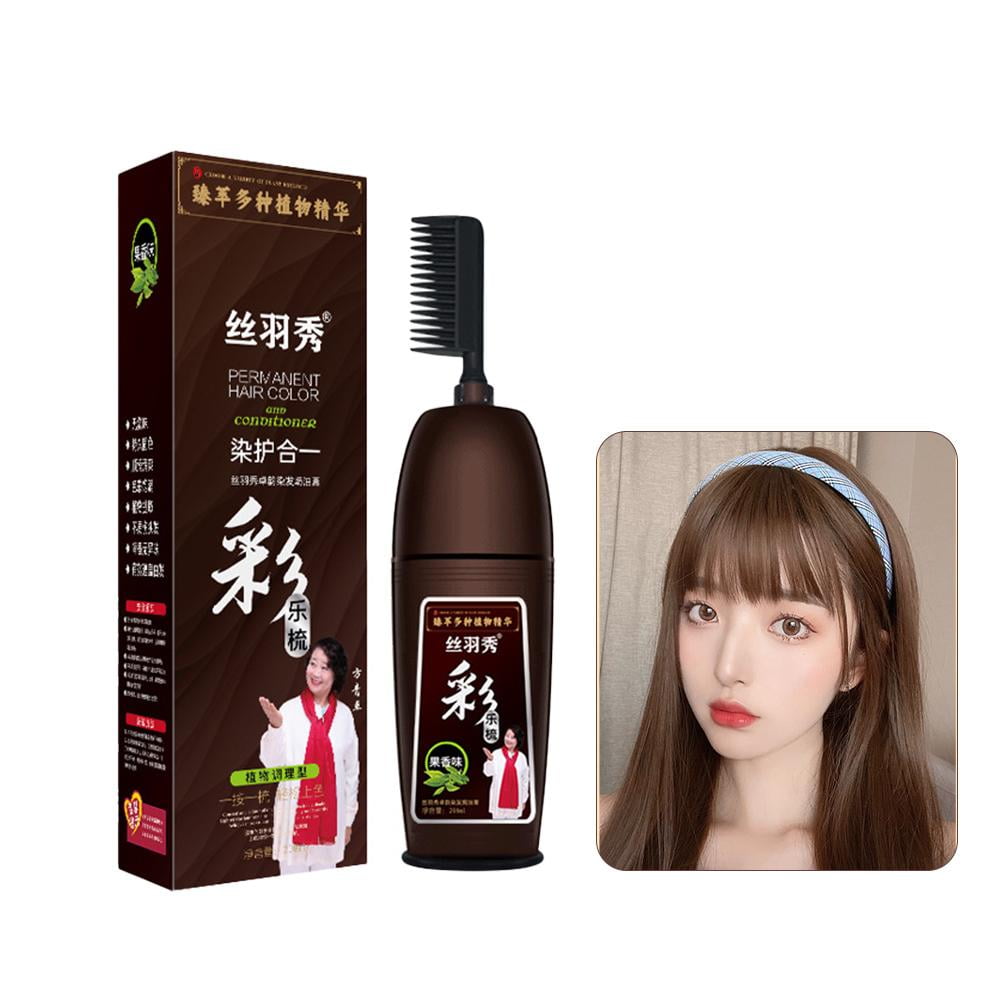 Milk tea chestnut brown (J) $200ml Nanjing Tongrentang pure plant hair ...