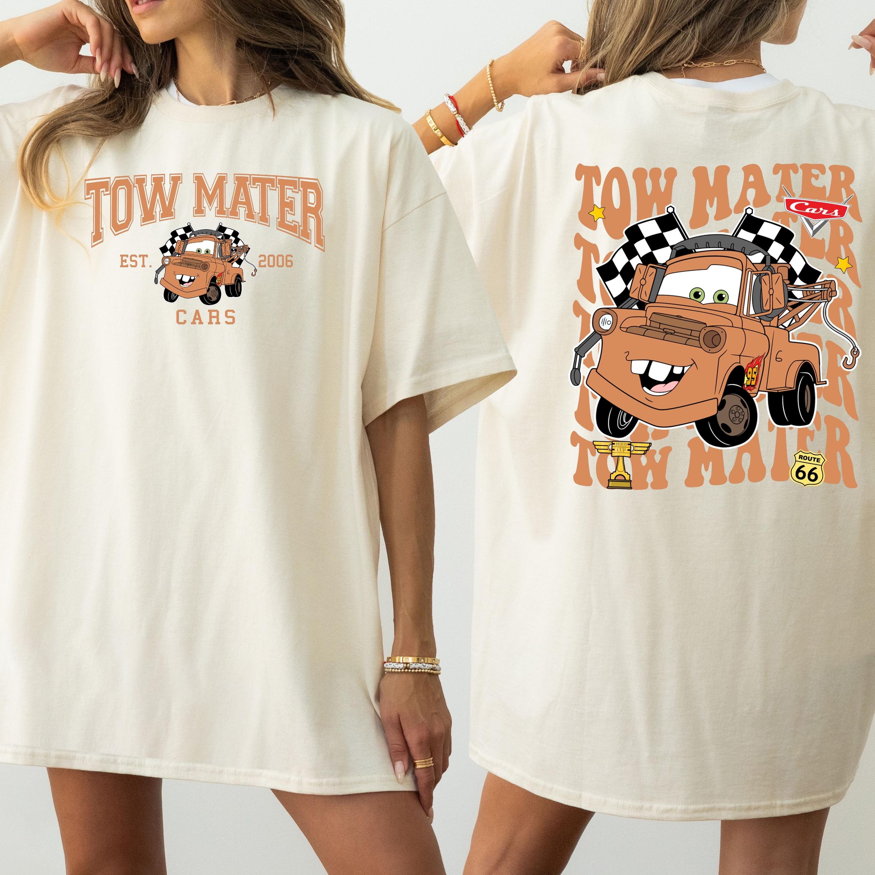 MilkCho Comfort Colors® Tow Mater Shirt, Two-Sided Tow Mater T-Shirt ...