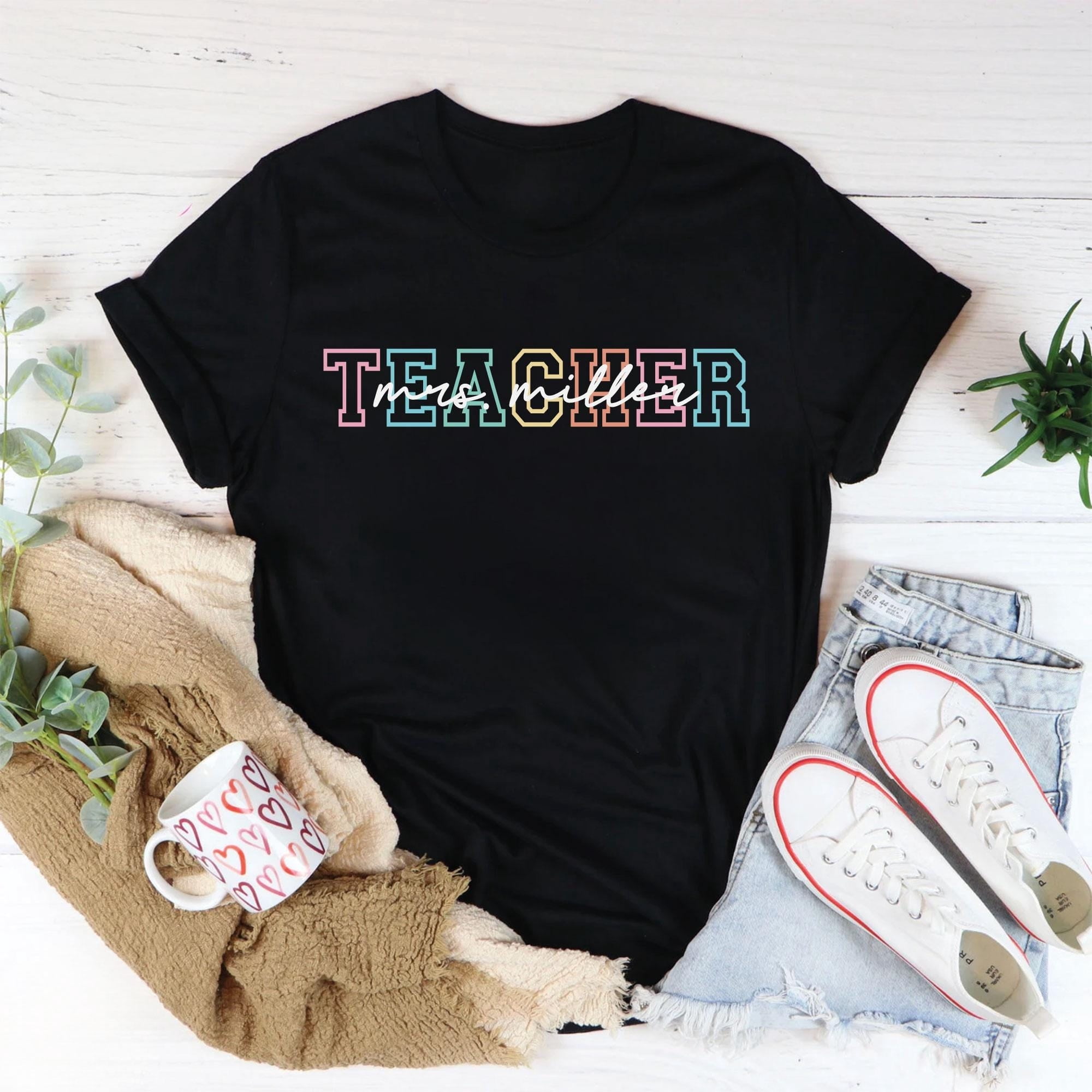 MilkCho Custom Teacher Shirt, Teacher Team Shirt, Personalized School ...