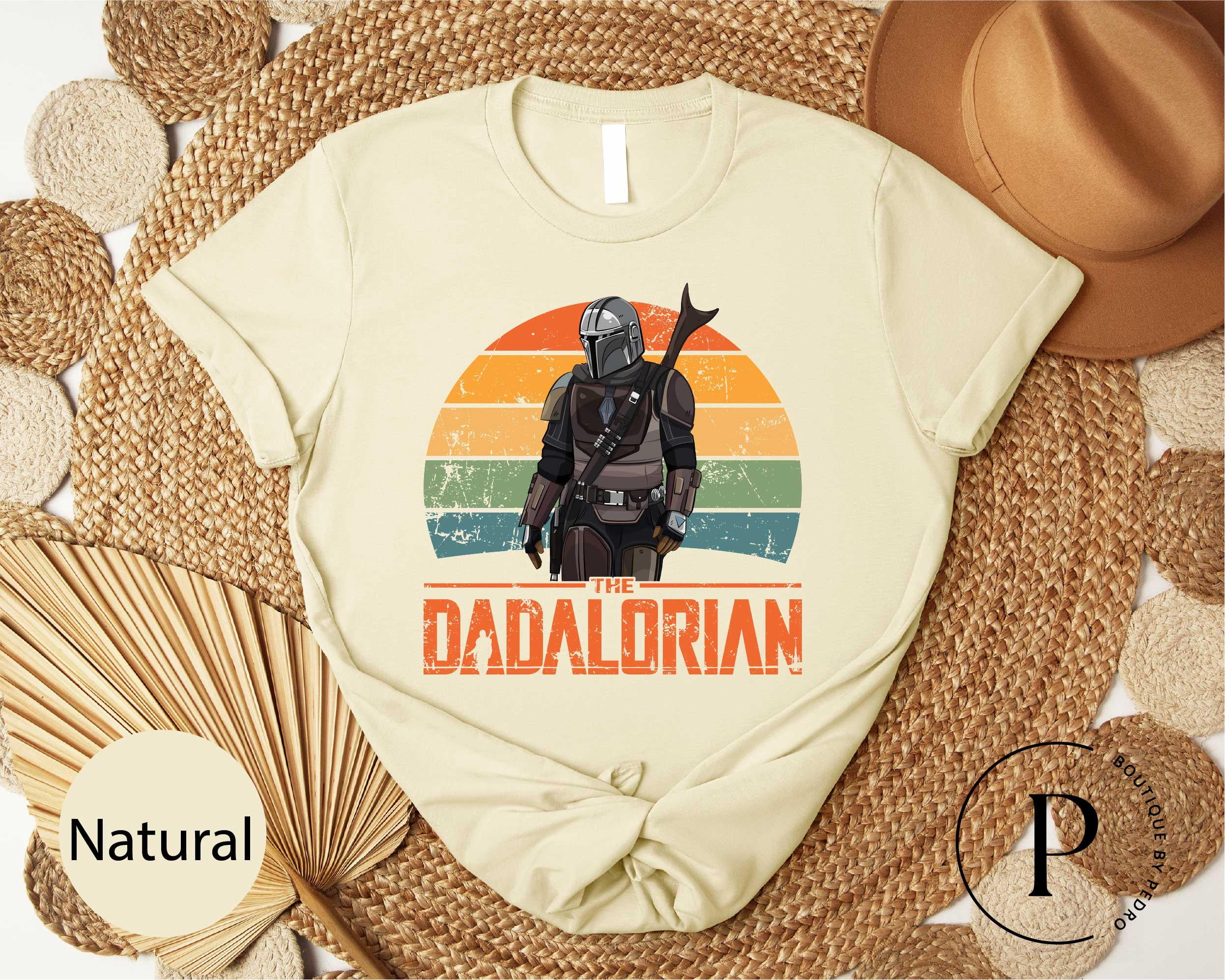 MilkCho Dadalorian Shirt, Dad T-Shirt, Star Wars Father's Day ...