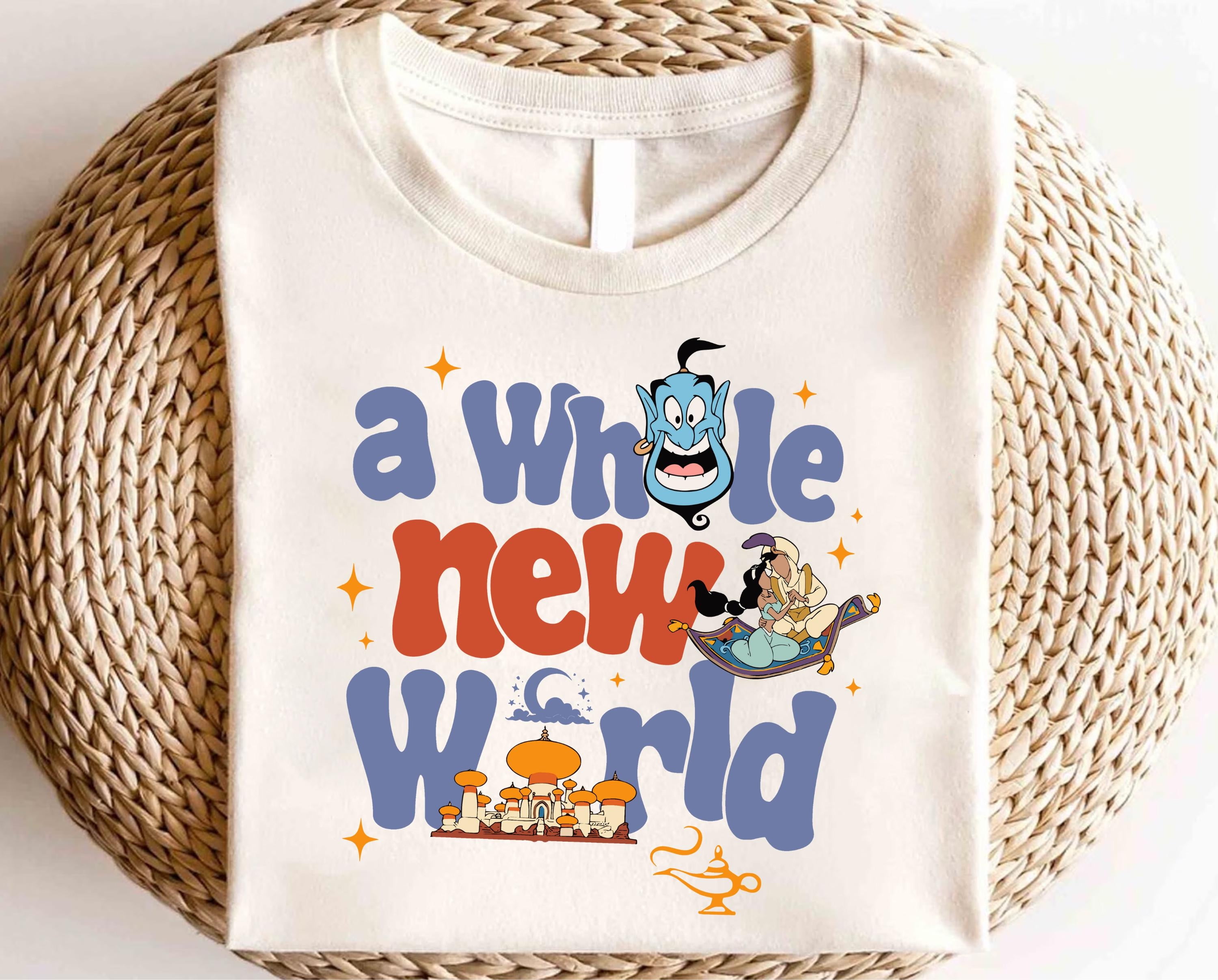 MilkCho Disney Jasmine Princess A Whole New World Shirt, Disney Aladdin And Jasmine Shirt,Disney ...