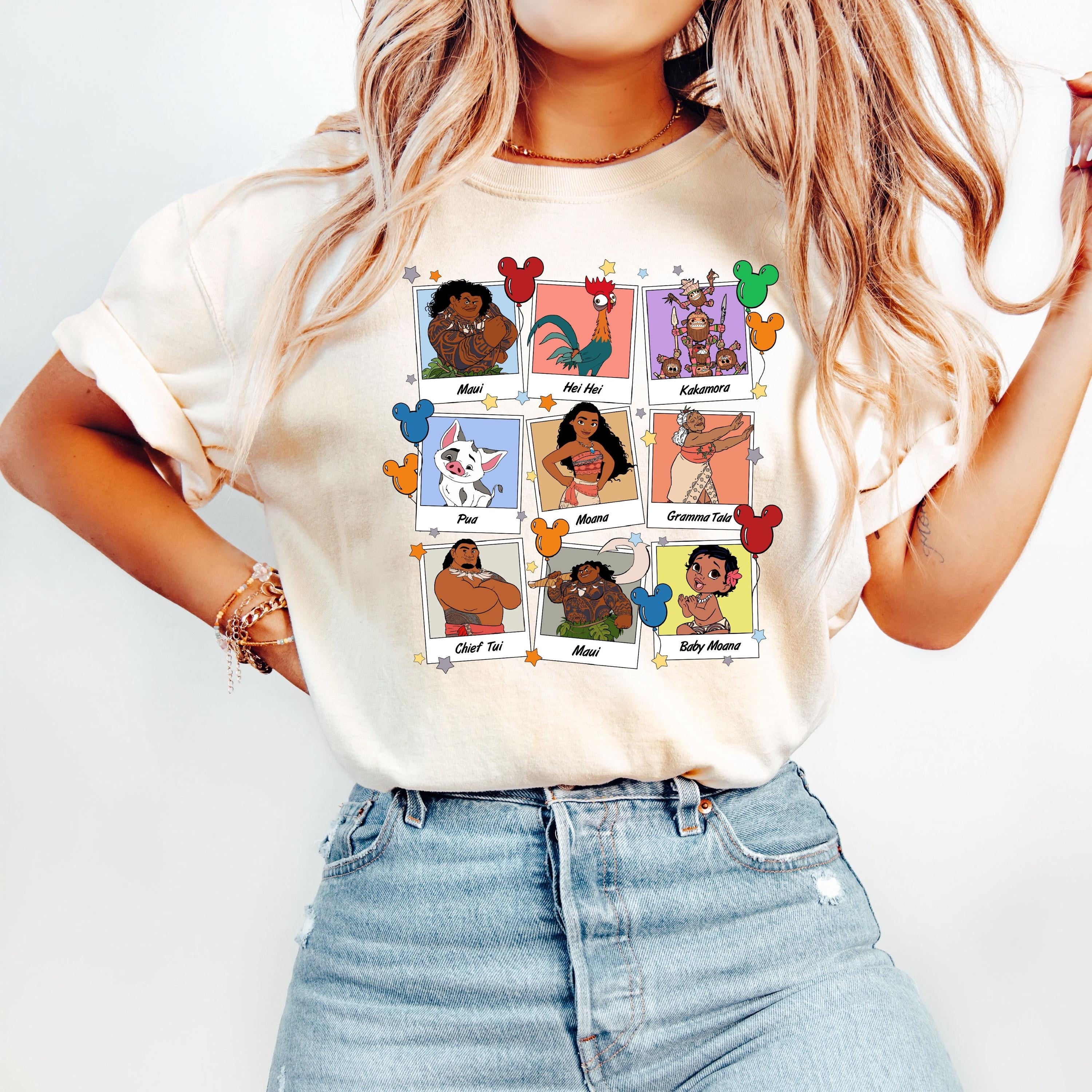 MilkCho Disney Moana Hei Hei Rooster Pua Shirt, Disney Moana Movie ...