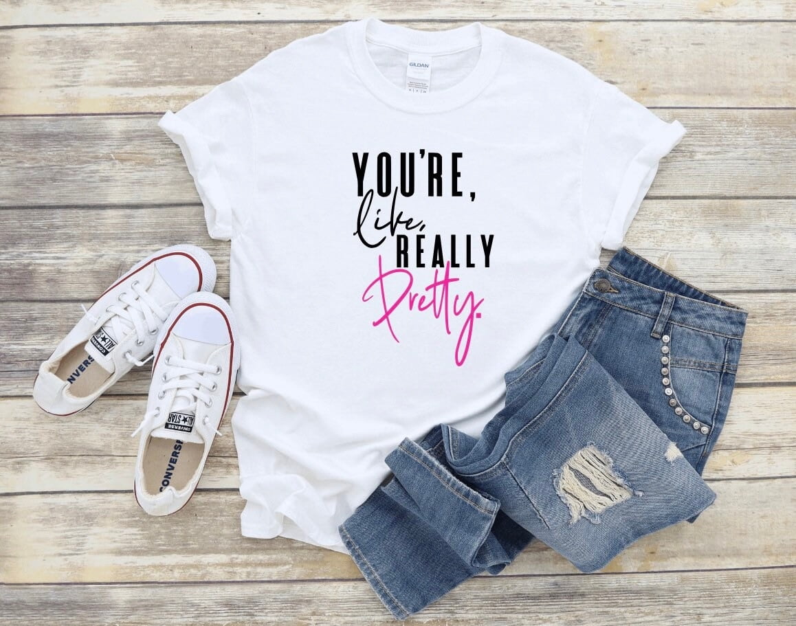 MilkCho Mean Girls shirt, you’re like really pretty - Walmart.com
