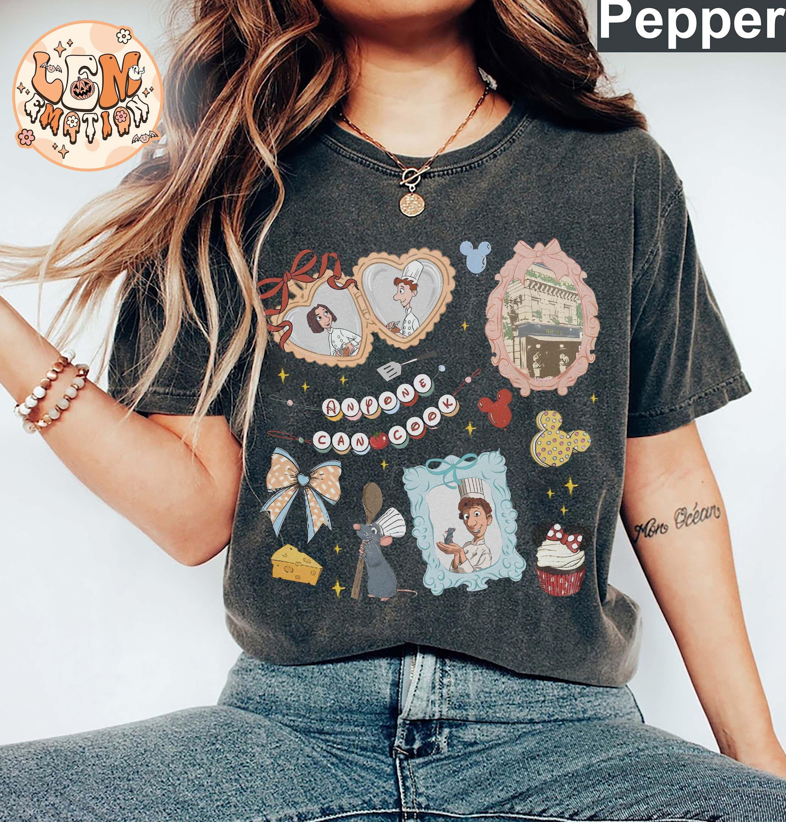 MilkCho Retro Coquette Disney Remy Ratatouille Anyone can Cook Shirt ...