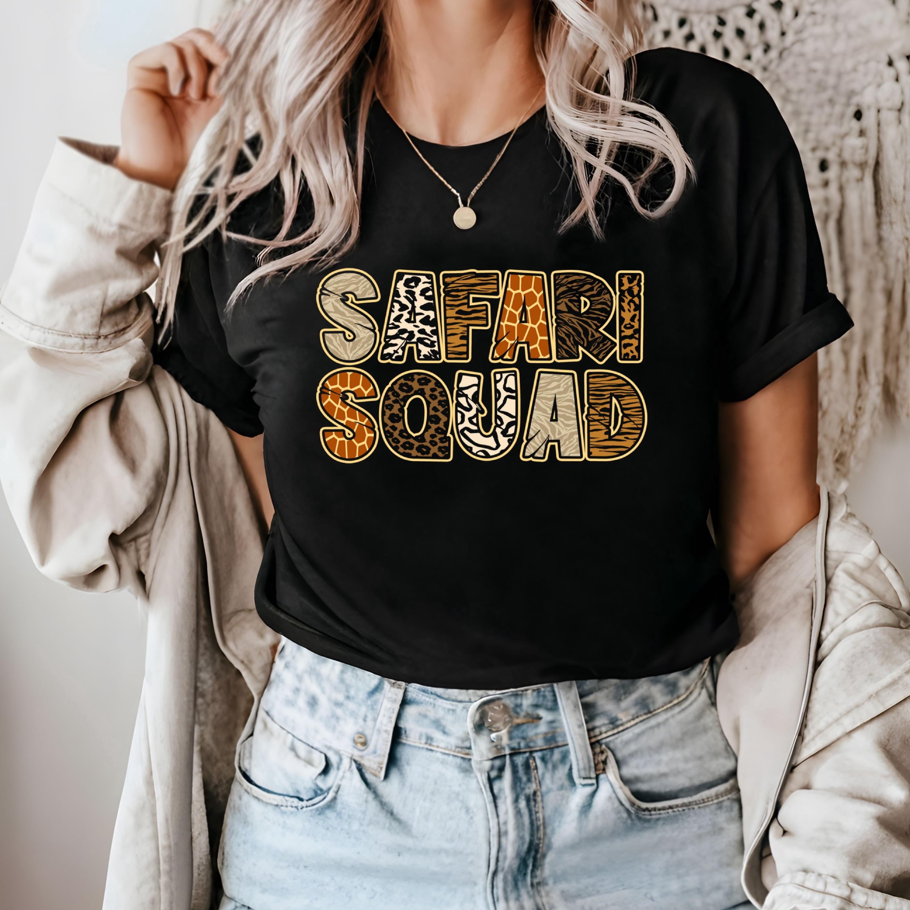 MilkCho Safari Squad Shirt, Safari Trip Shirt, Safari Birthday Trip Tee ...