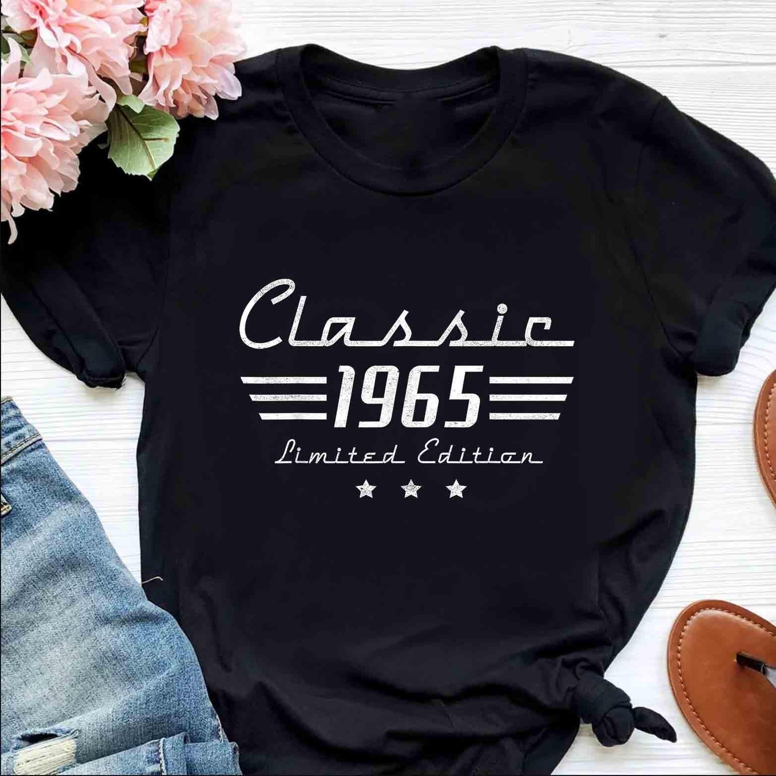 MilkCho Vintage 1965 T-Shirt 60th Birthday Gift for 2025 Those Born in ...