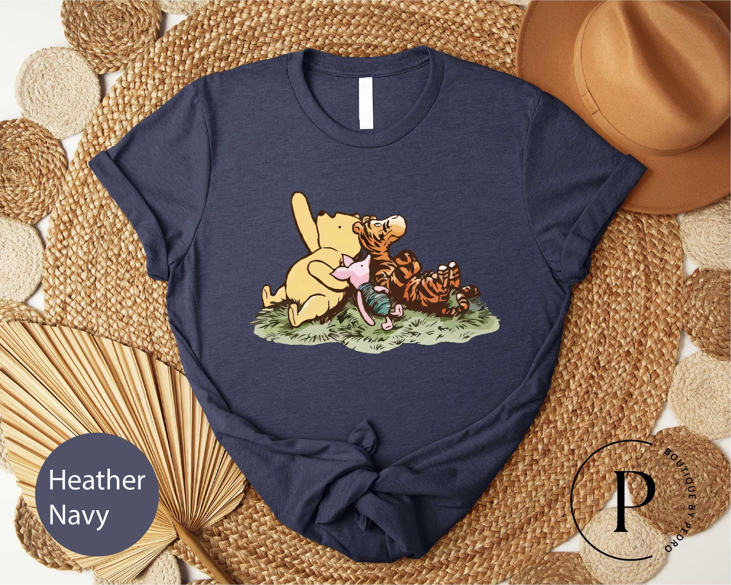 MilkCho Winnie The Pooh Shirt, Disney Piglet Tigger Pooh Bear Tee ...