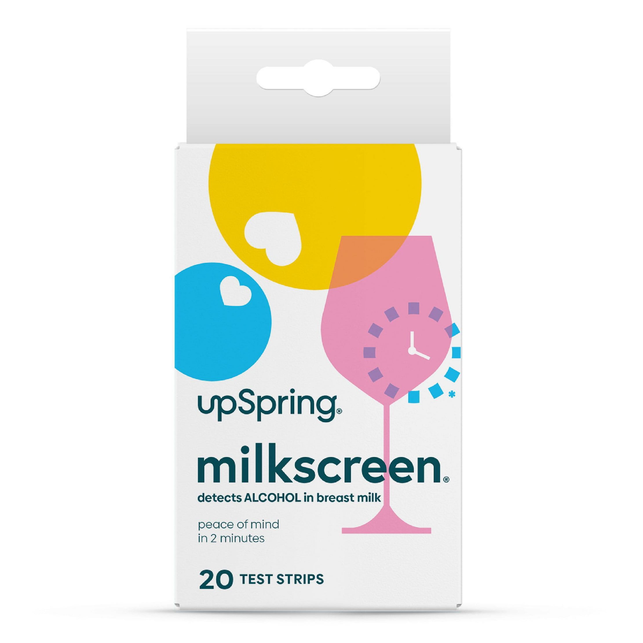 MilkScreen Breast Milk Test Strips for Alcohol - 20ct - Detects Alcohol ...