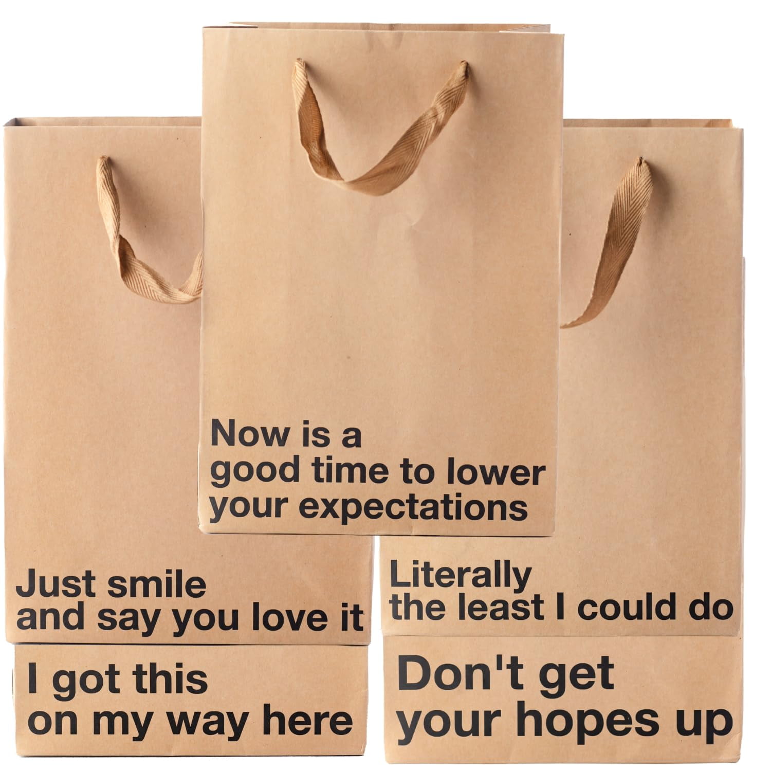 MilkToast Brands Snarky PriNst Gift Bag Set - 5 Pieces, Funny ...