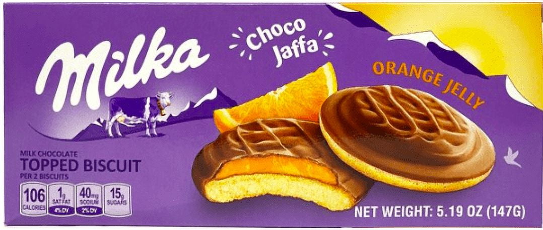 Milka Choco Jaffa Orange Jelly, Creamy Chocolate with Tangy Orange ...