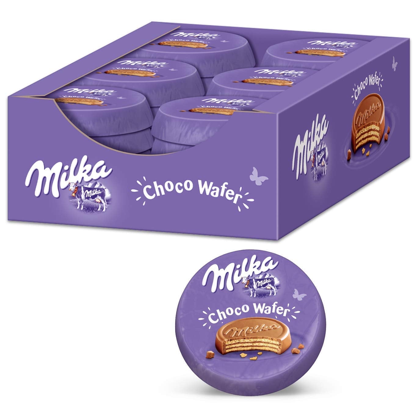 Milka, Choco Wafer, 900g, 30 Pieces, Milk Chocolate 60% - Walmart.com