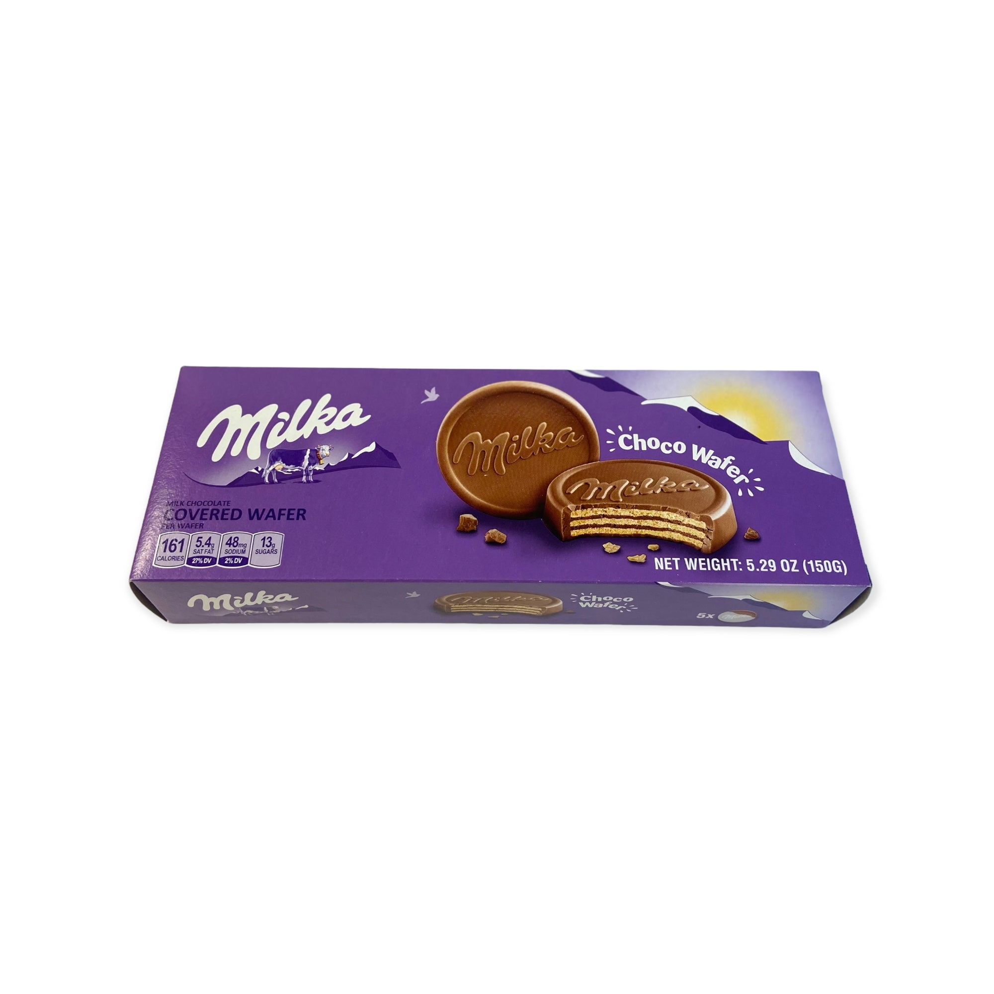Milka Individually Wrapped Crispy Choco Wafers, Milk Cookie Treats, 5 ...