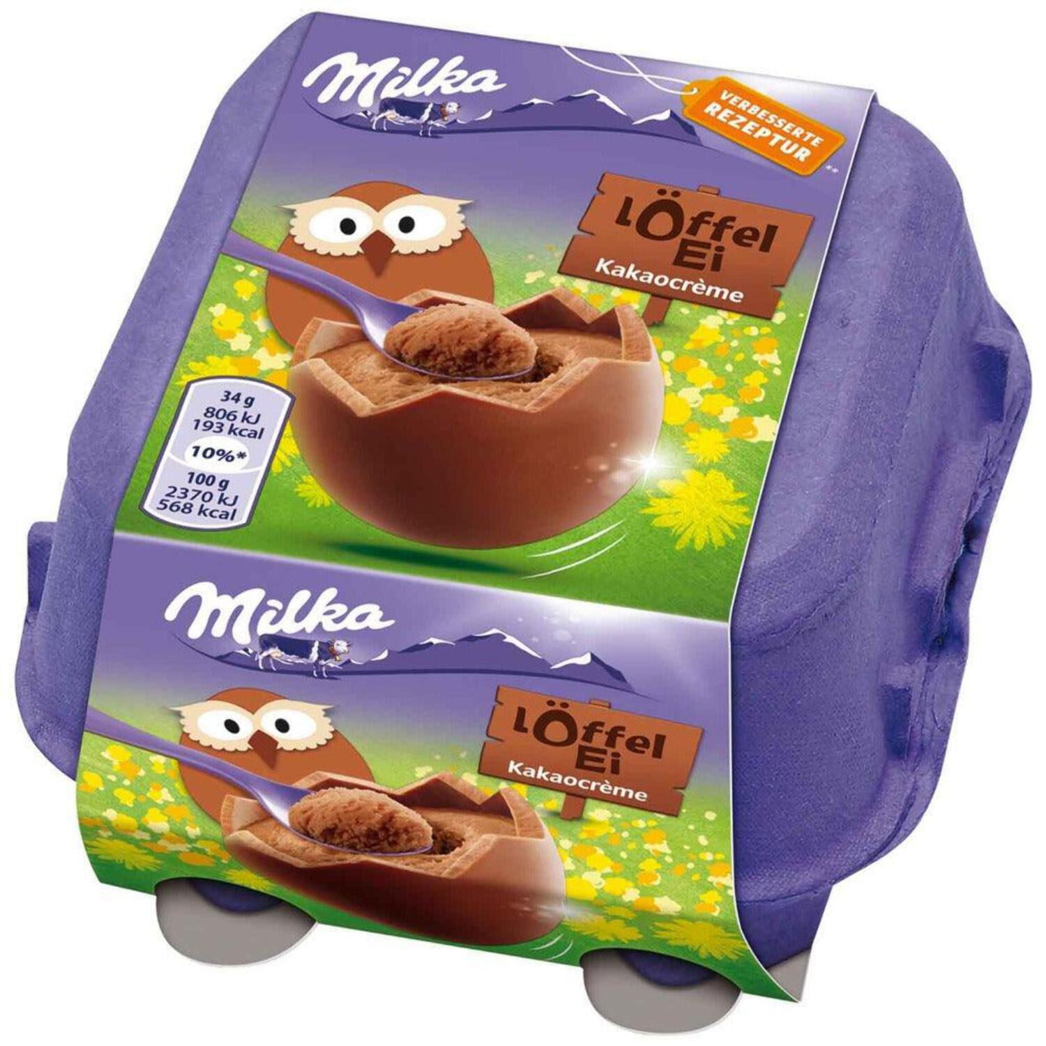 Milka Loffel Kakao Creme Filled Eggs - 136 g - Walmart.com