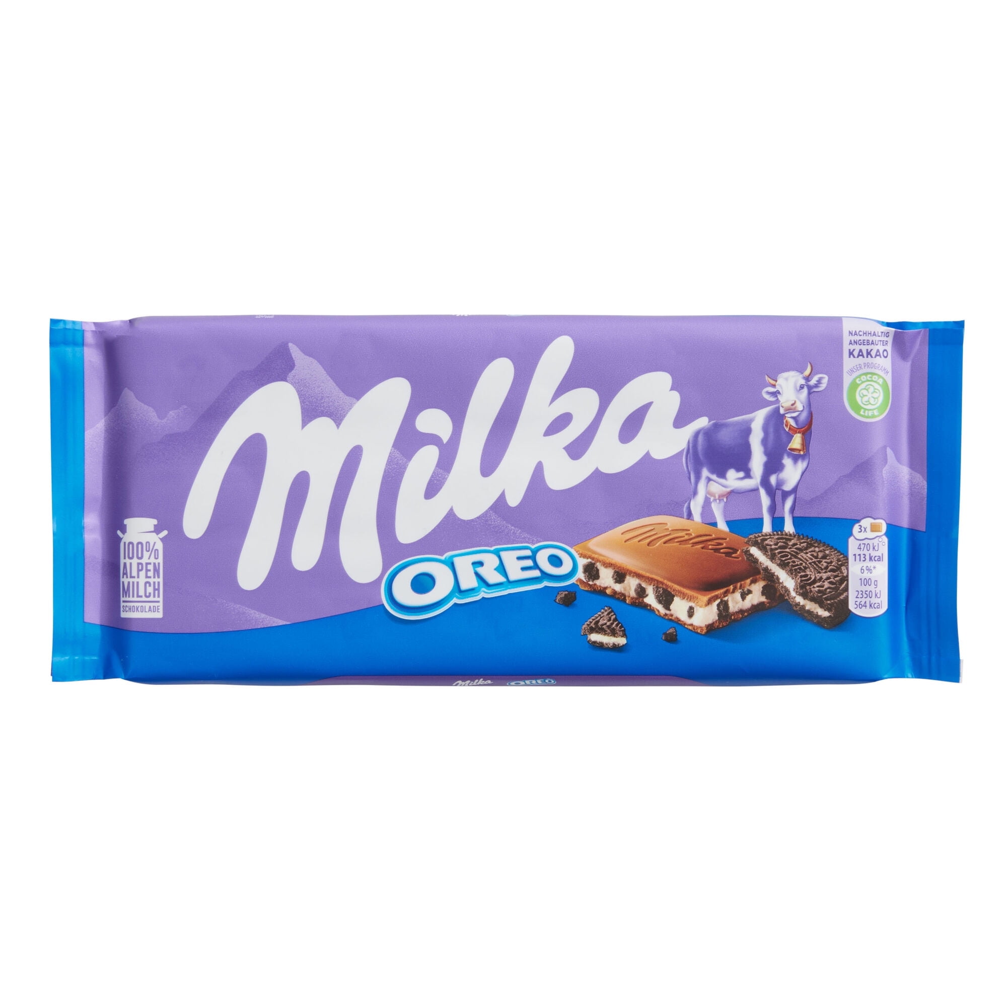 Milka Oreo Milk Chocolate Bar 3.5 oz. 2 each Pack of 4 - Walmart.com