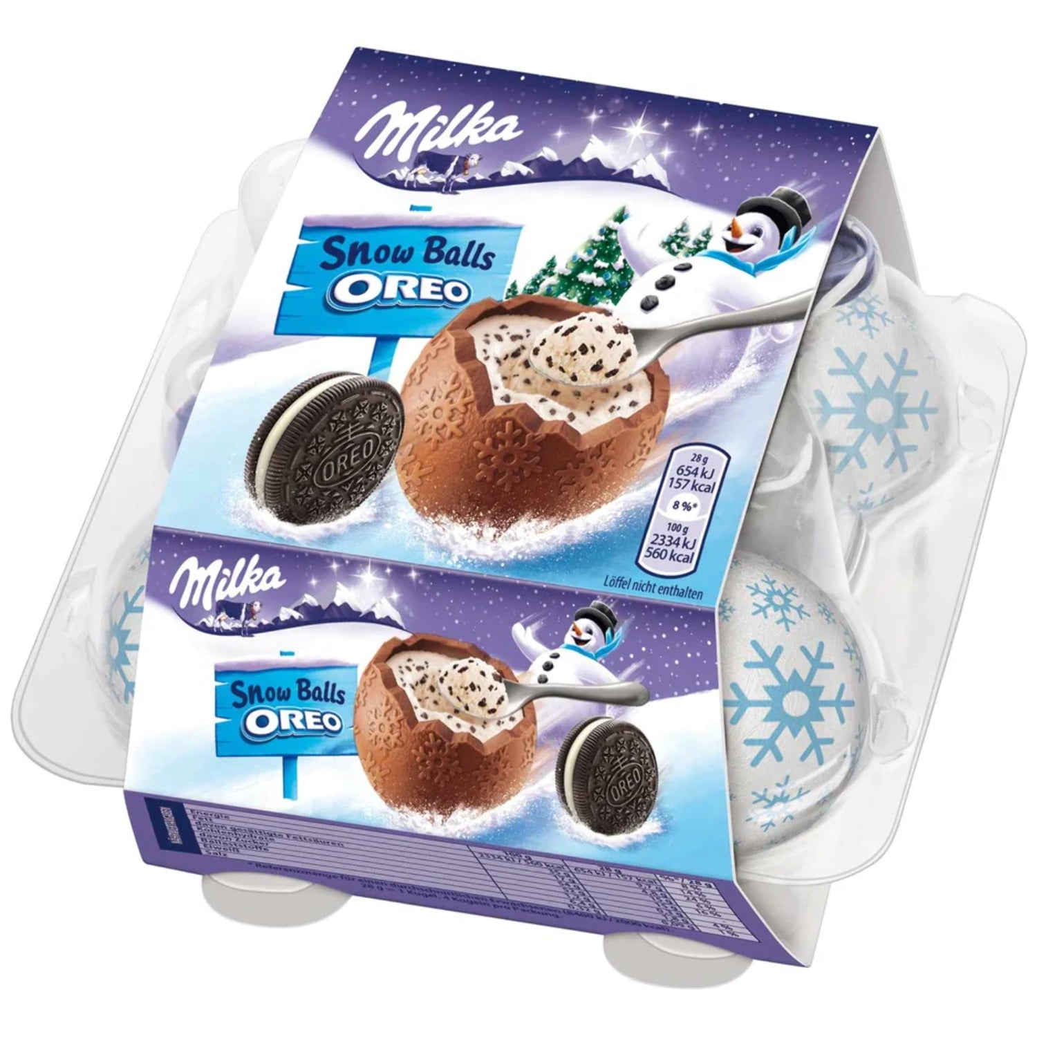 Milka Snow Balls Oreo - 112 g - Walmart.com