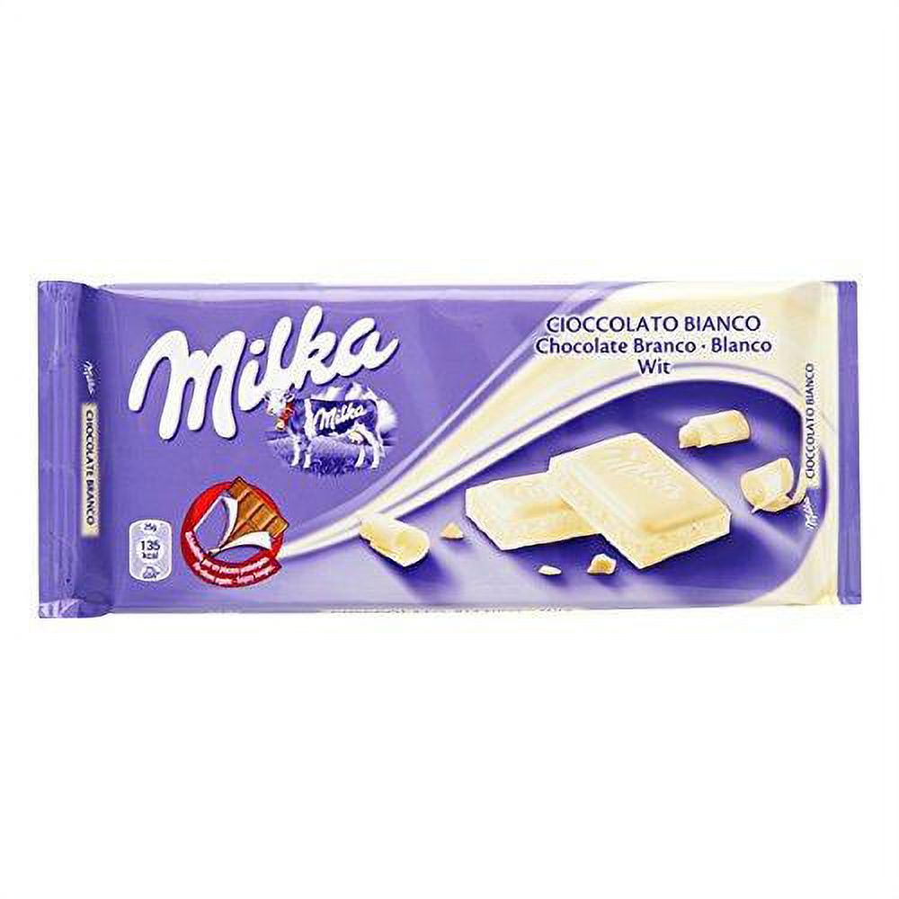 Milka White Chocolate 100g [PACK OF 6]-DEL - Walmart.com