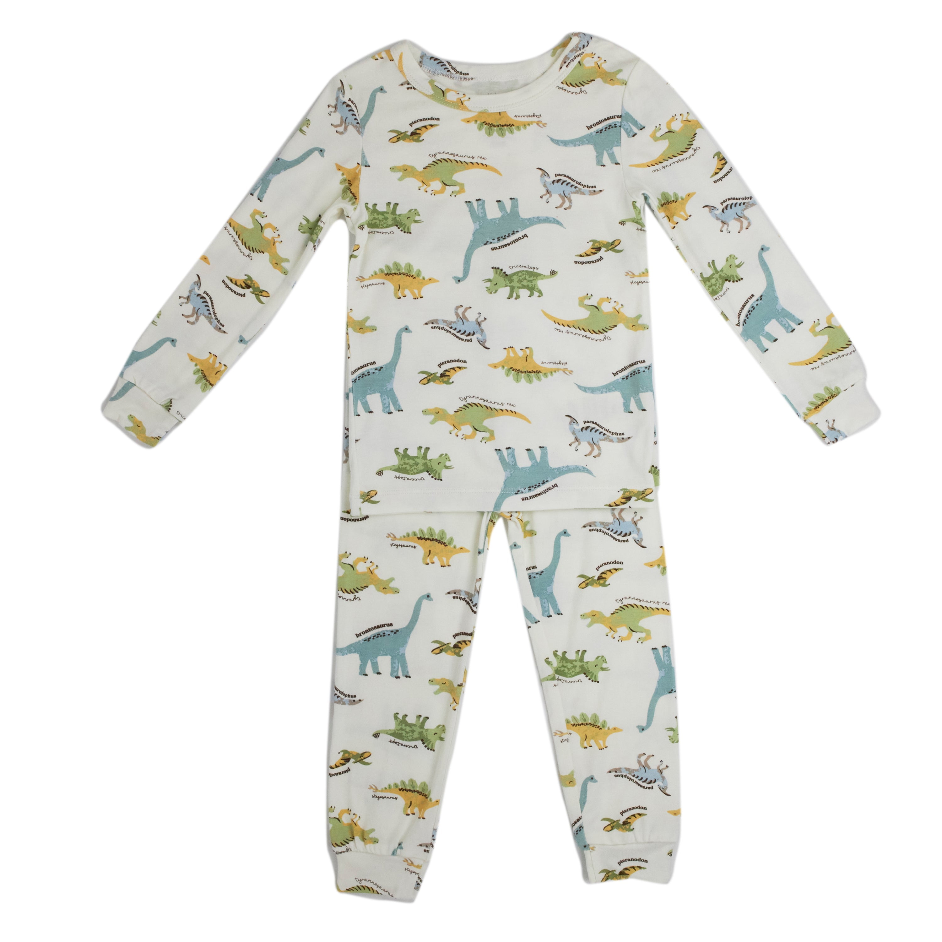 Milkberry Cozy Dinosaur Kids Pajama Set ‚Äì Children's Soft Bamboo ...