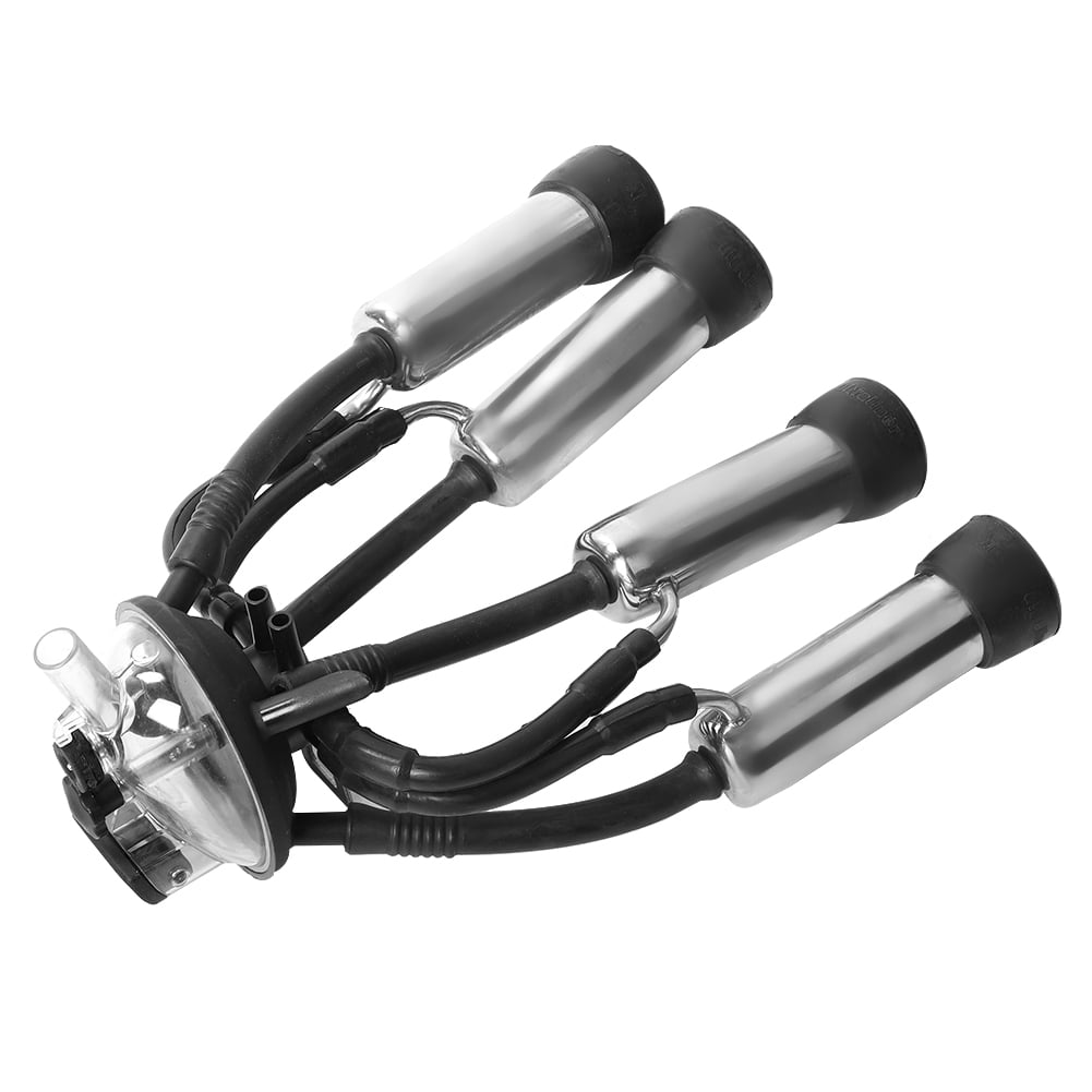 Milking Cluster, Stainless Steel + Rubber Vacuum Pump Milk Cup Set ...