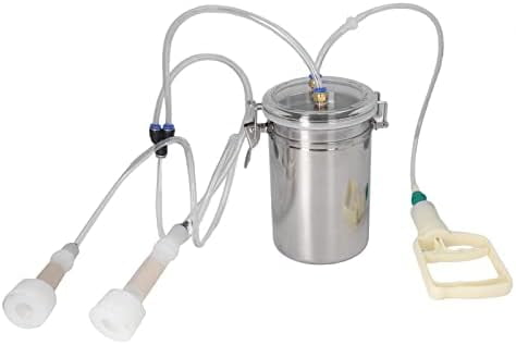 Milking Machine, Hand Pump Milker Machine, 2L Portable Household ...
