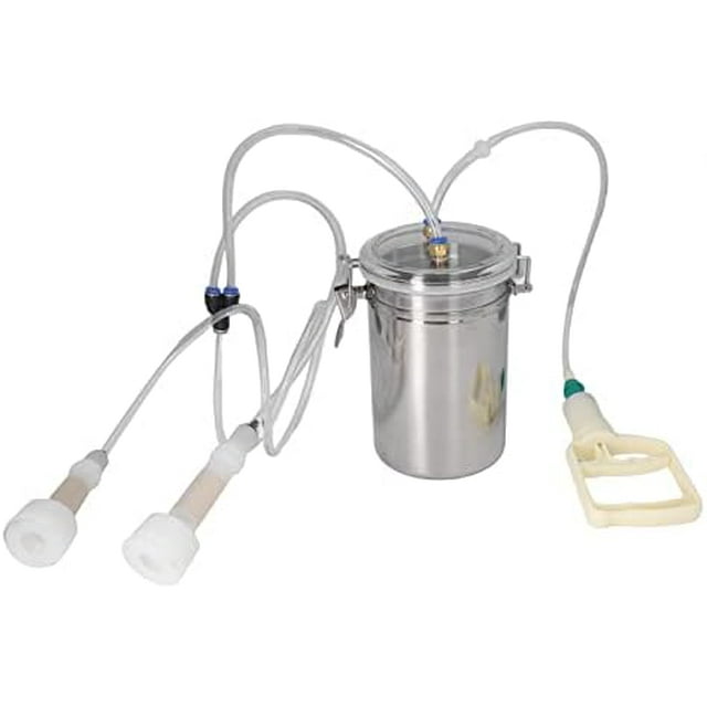 Milking Machine, Hand Pump Milker Machine, 2L Portable Household ...