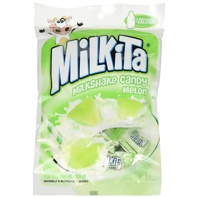 Milkita Honeydew Shake Candy Gluten Free Individually Wrapped Candy ...
