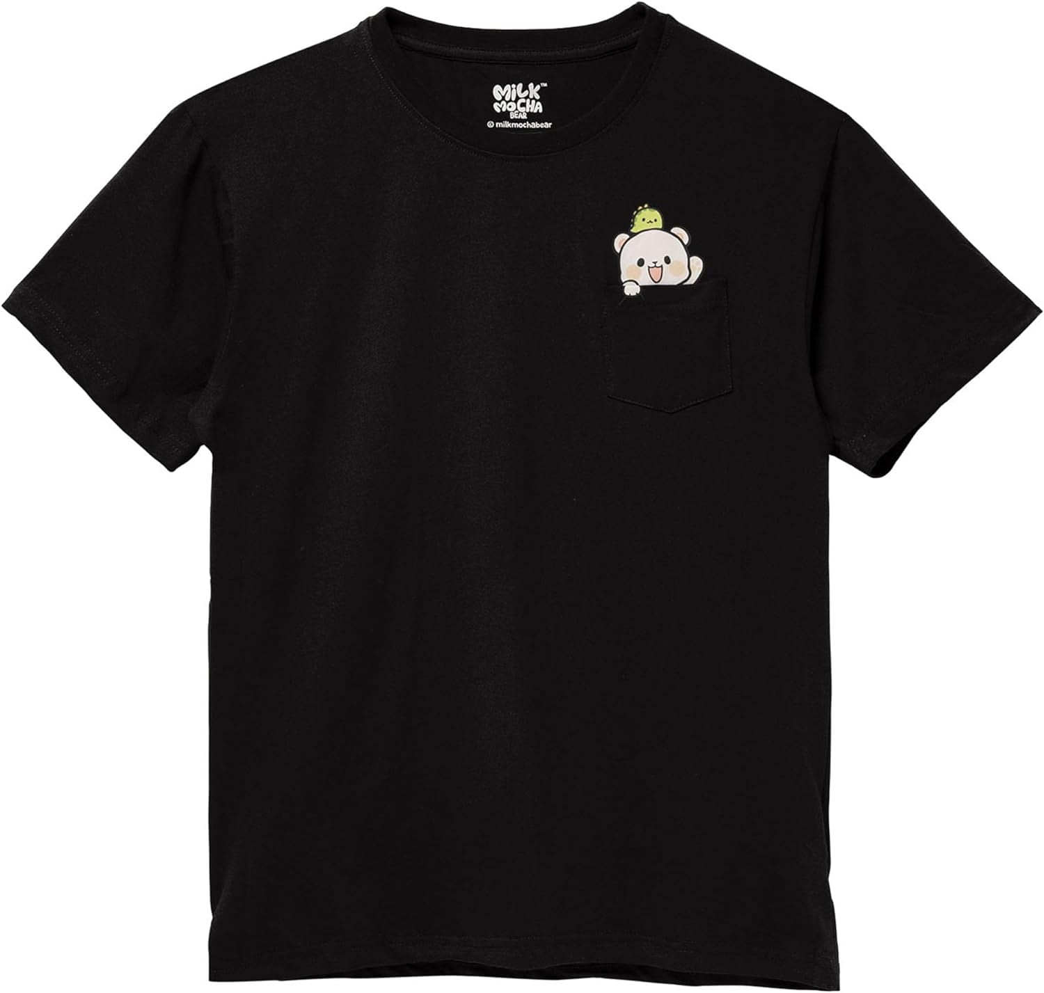 Milkmochabear Pocket Milk & Mocha T-Shirt – Cute Unisex T-Shirt for Men ...