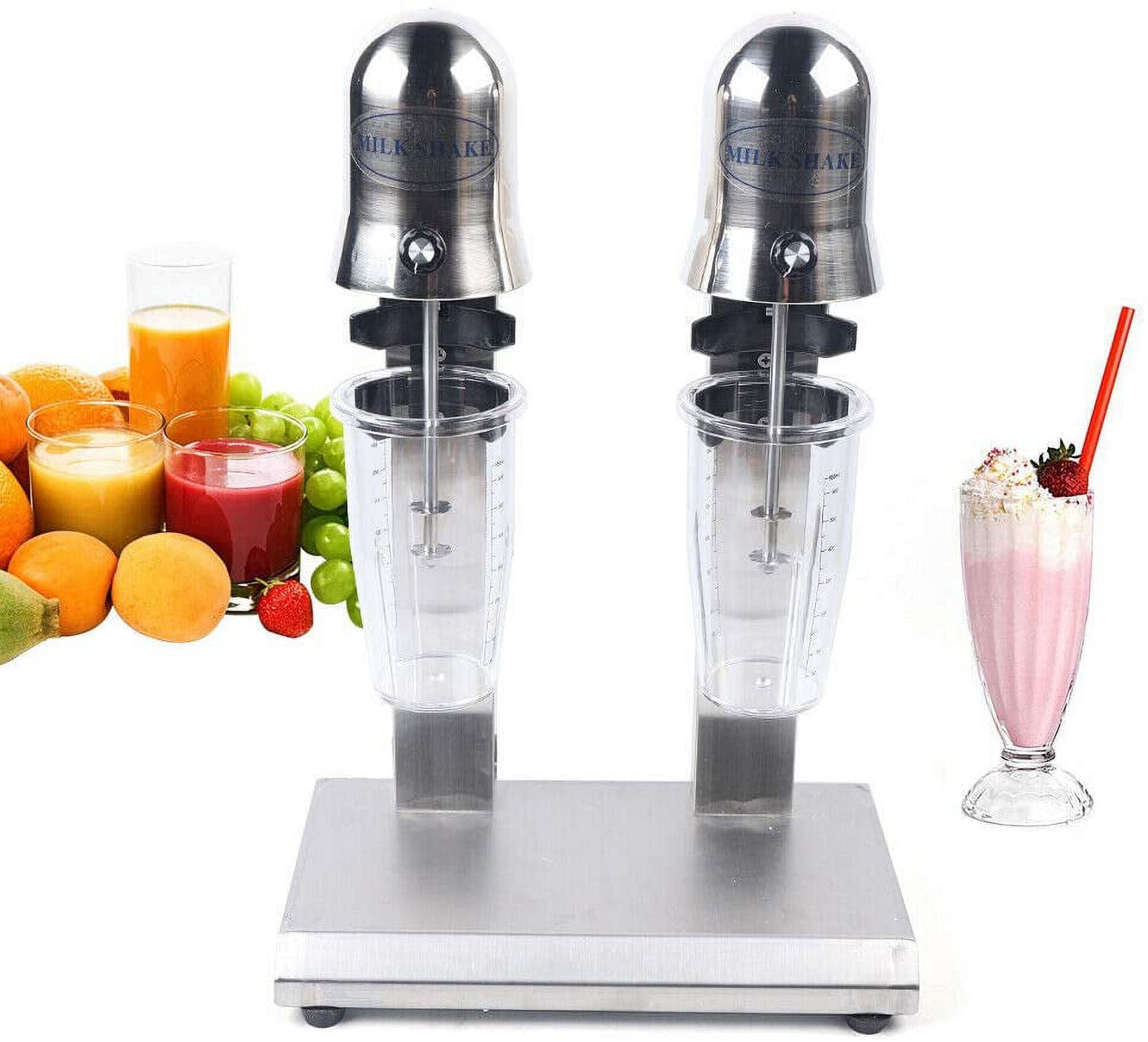 Milkshake Maker, Stainless Steel Double Head Classic Milkshake Maker ...