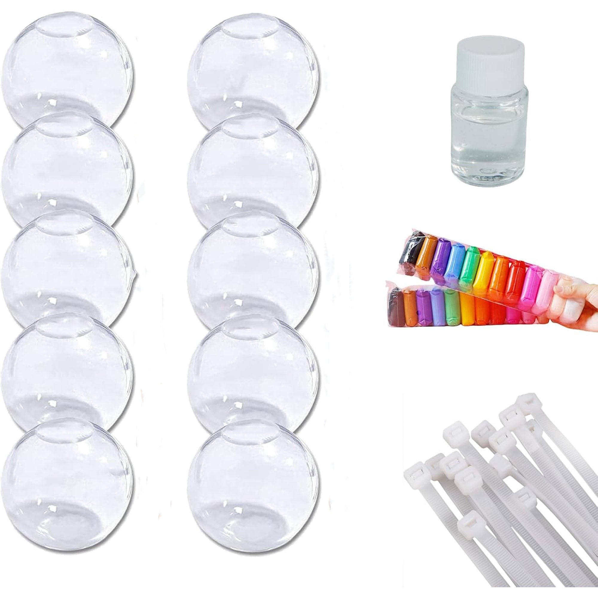 Milky Blank Skins Empty Stress Ball DIY Kit, Blank Pressure Ball Skin ...