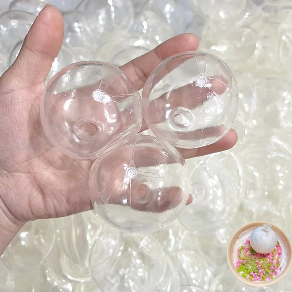 Milky Blank Skins Empty Stress Ball DIY Kit, Vacuum Squishy DIY Stress ...