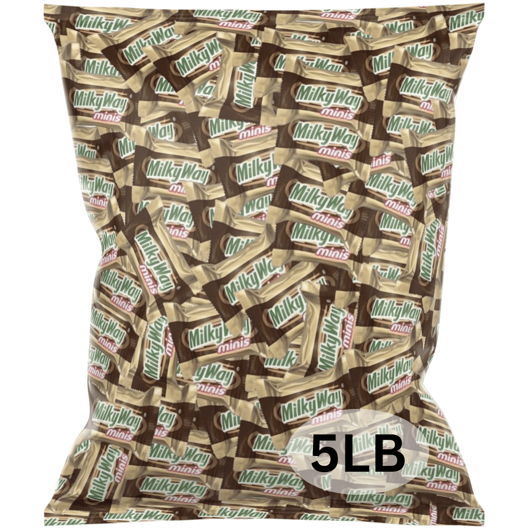 Milky Way (5lb) Miniatures Milk Chocolate Caramel Candy Bars ...