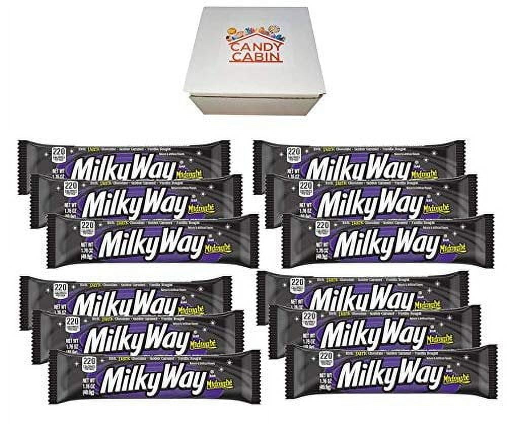 Milky Way Candy Bars Assorted Variety Box by CANDY CABIN Midnight, 12 ...