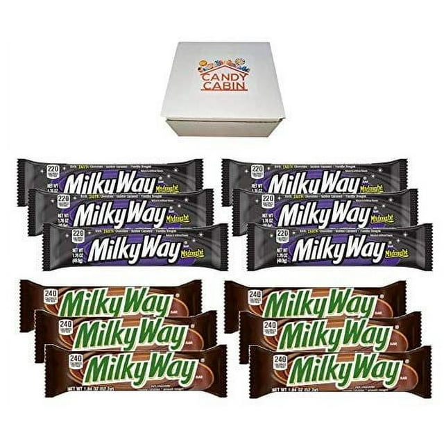 Milky Way Candy Bars Assorted Variety Box by CANDY CABIN Midnight ...