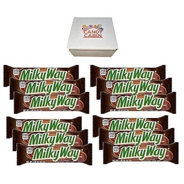 Milky Way Candy Bars Assorted Variety Box by CANDY CABIN Original, 12 ...
