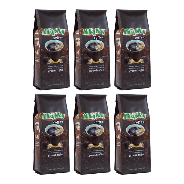 Milky Way Caramel, Nougat & Chocolate Flavored Ground Coffee, 10 oz bag ...