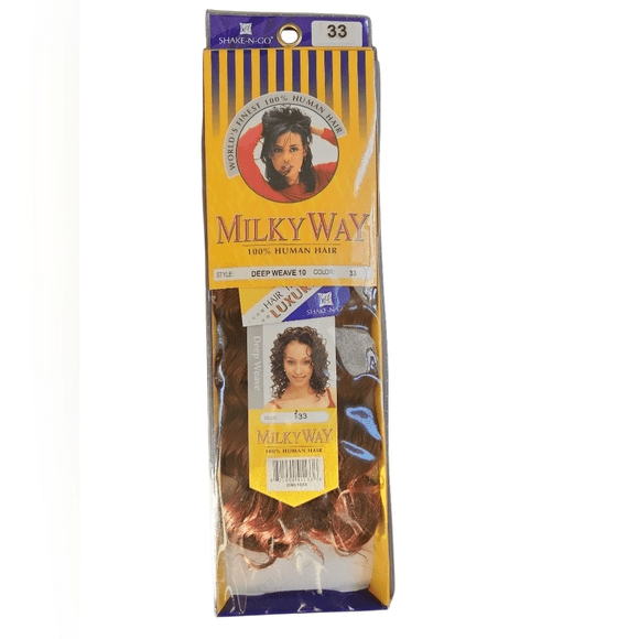 Milky Way Deep Wave 100% Human Hair - 10" #33 - Walmart.com