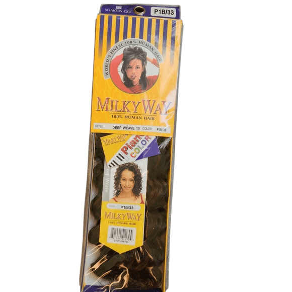 Milky Way Deep Wave 100% Human Hair - 10" P1B/33 - Walmart.com