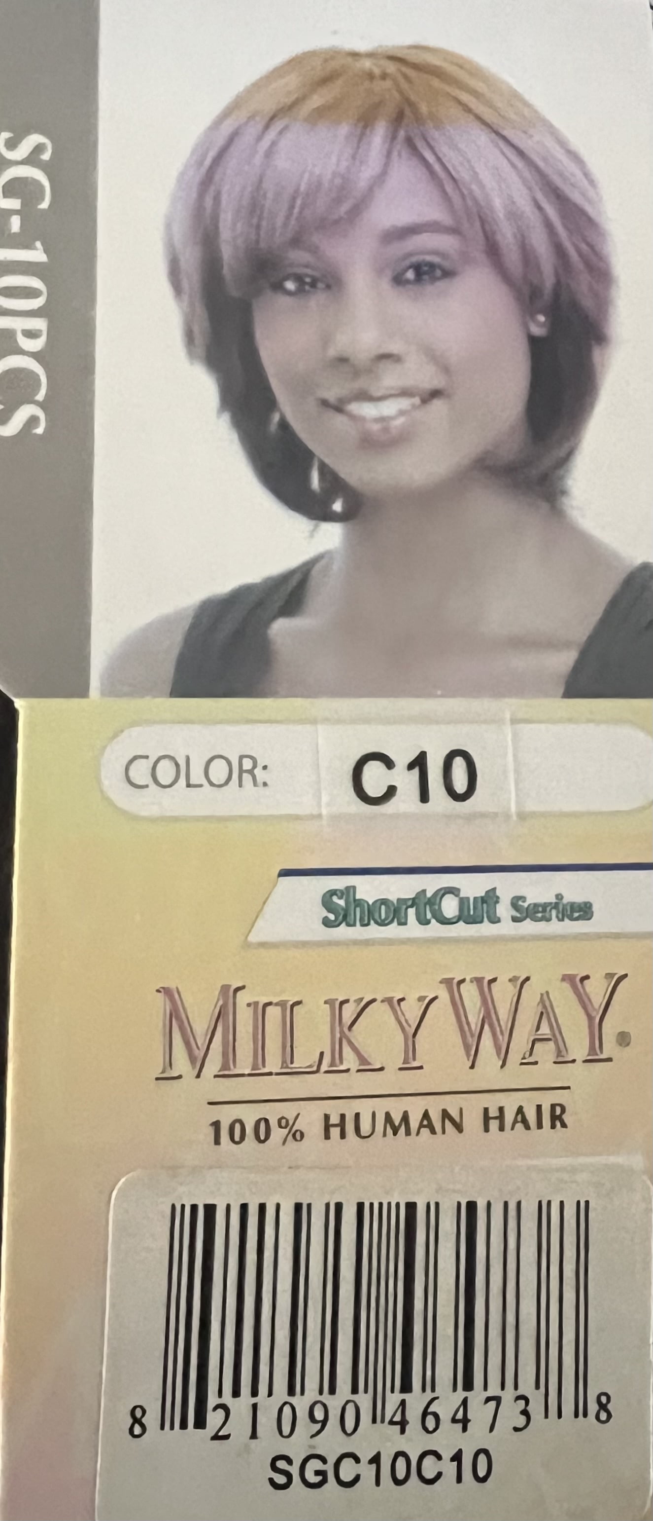 Milky Way Human Hair Weave series _ SG 10Pcs Color #C10 - Walmart.com