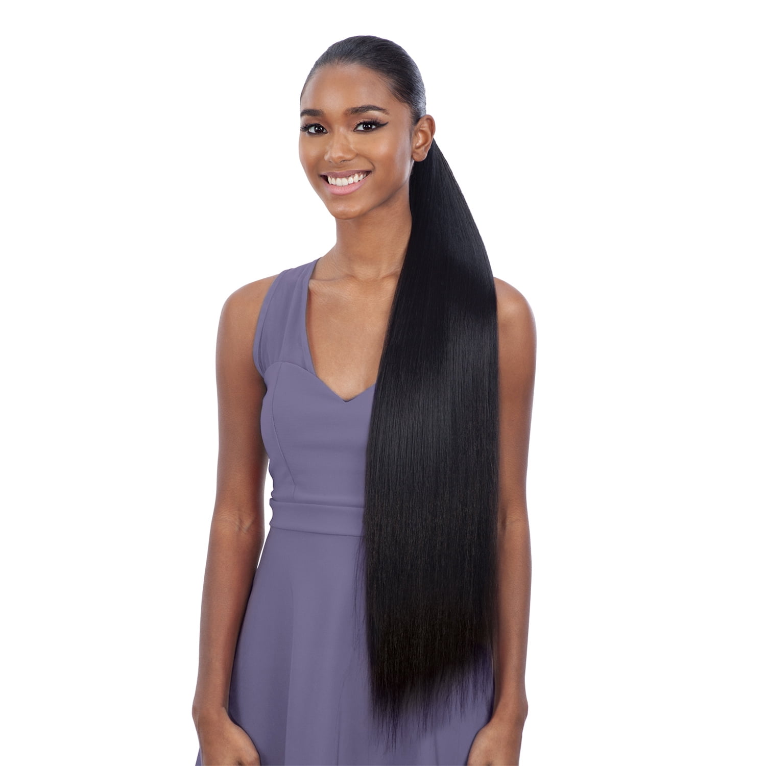 Milky Way Organique Pony Pro Easy Wrap Around Ponytail Yaky Straight 32 ...
