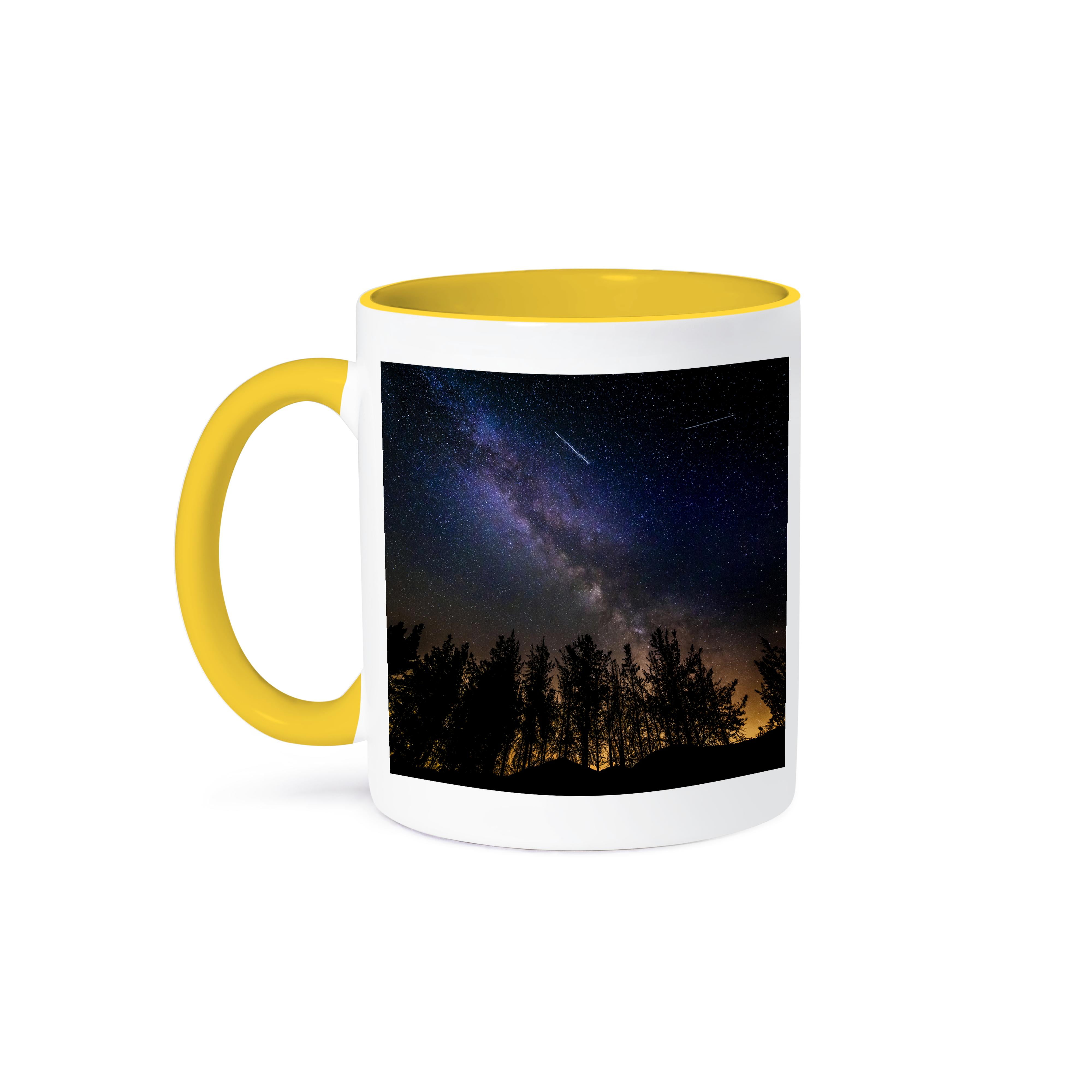 Milky Way, Perseids Meteors Over Rose Valley, Los Padres Nf, Ca, Usa ...