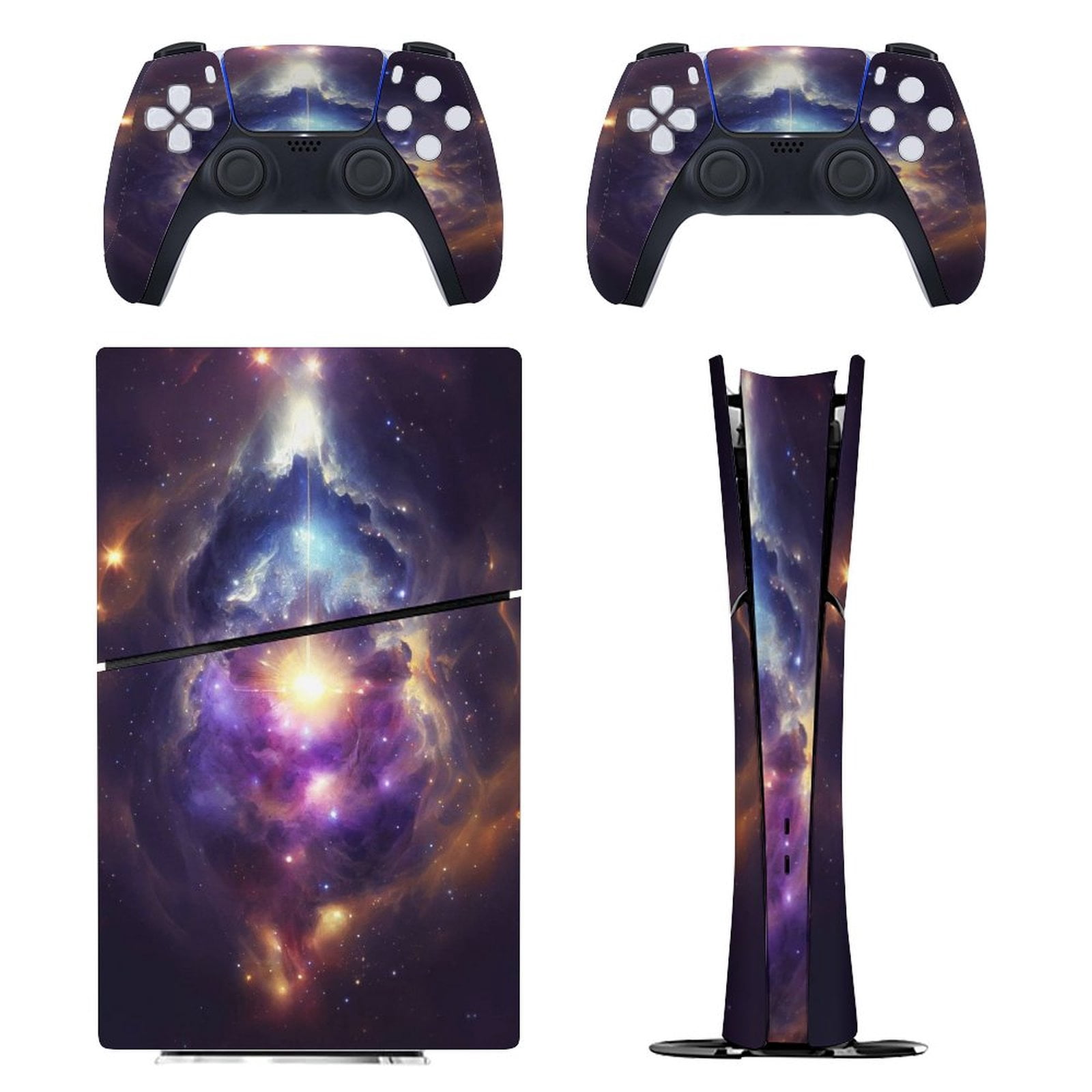 Milky Way, Starry Sky, Universe PS5/PS5 Slim Digital Disc Skin Sticker ...