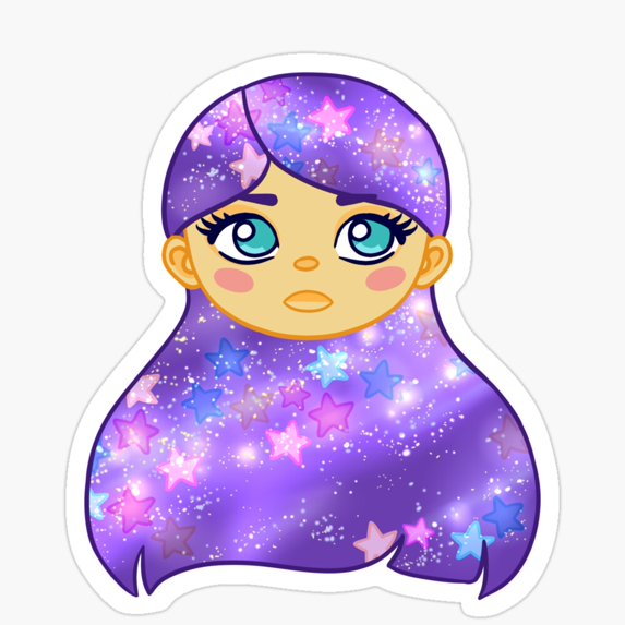 Milky Way Sticker Phone Decal Water Bottle Stickers Car Decals, Laptop ...