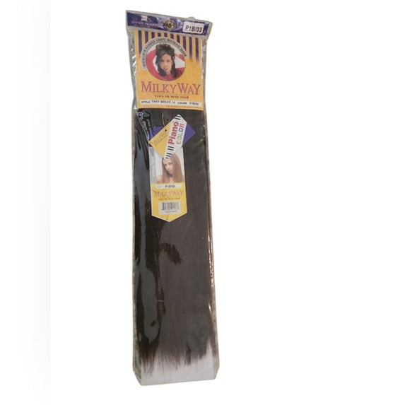 Milky Way Yaky Weave 100% Human Hair 14" Color P1B/33 - Walmart.com